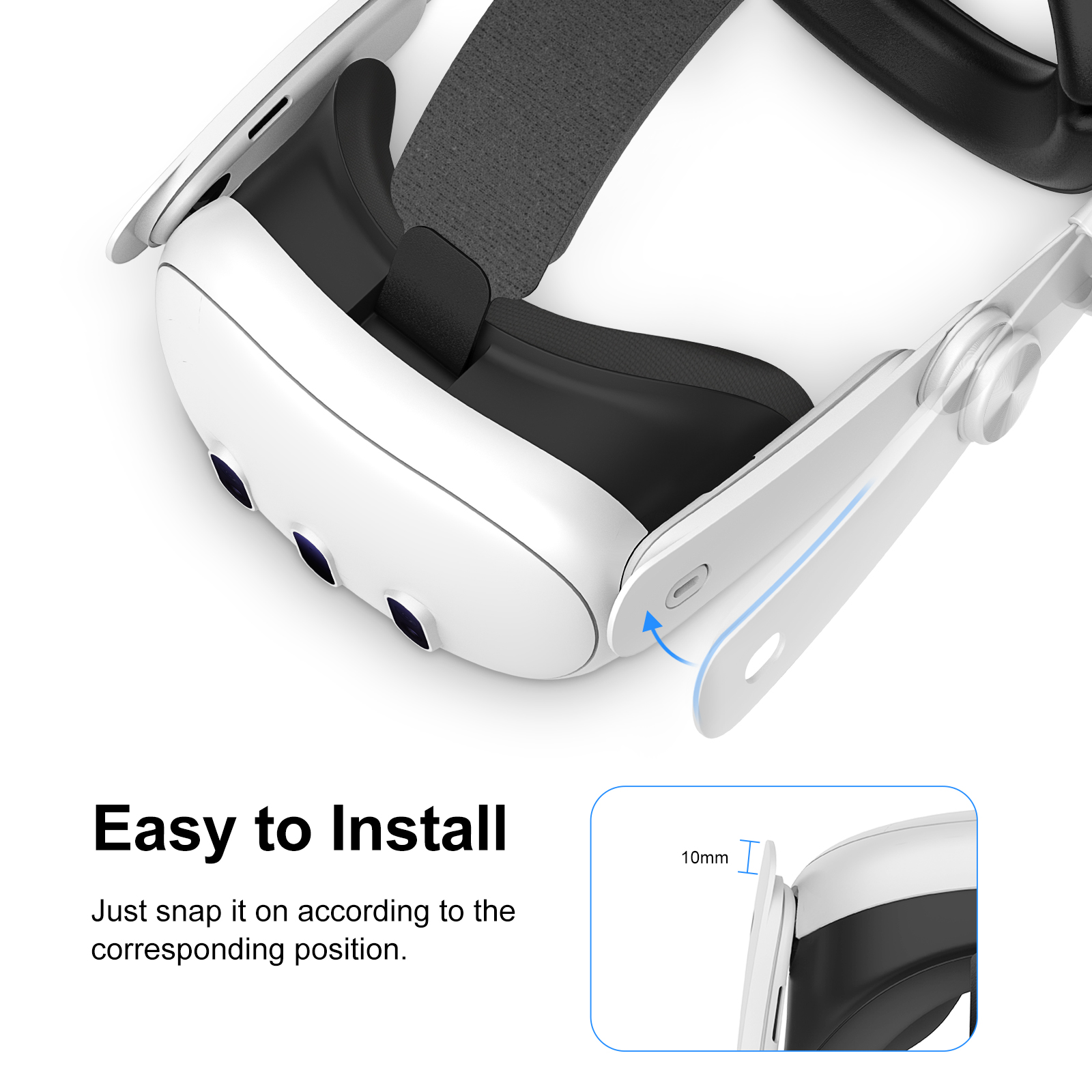 Macrobot - Meta Quest 3 Kayış Elite Strap